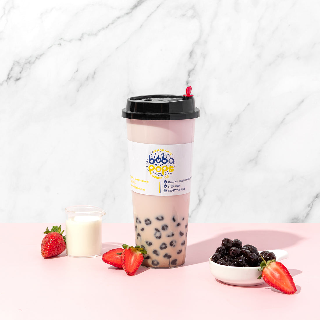 STRAWBERRY (MILK TEA) – FROSTY POPS LAGOS